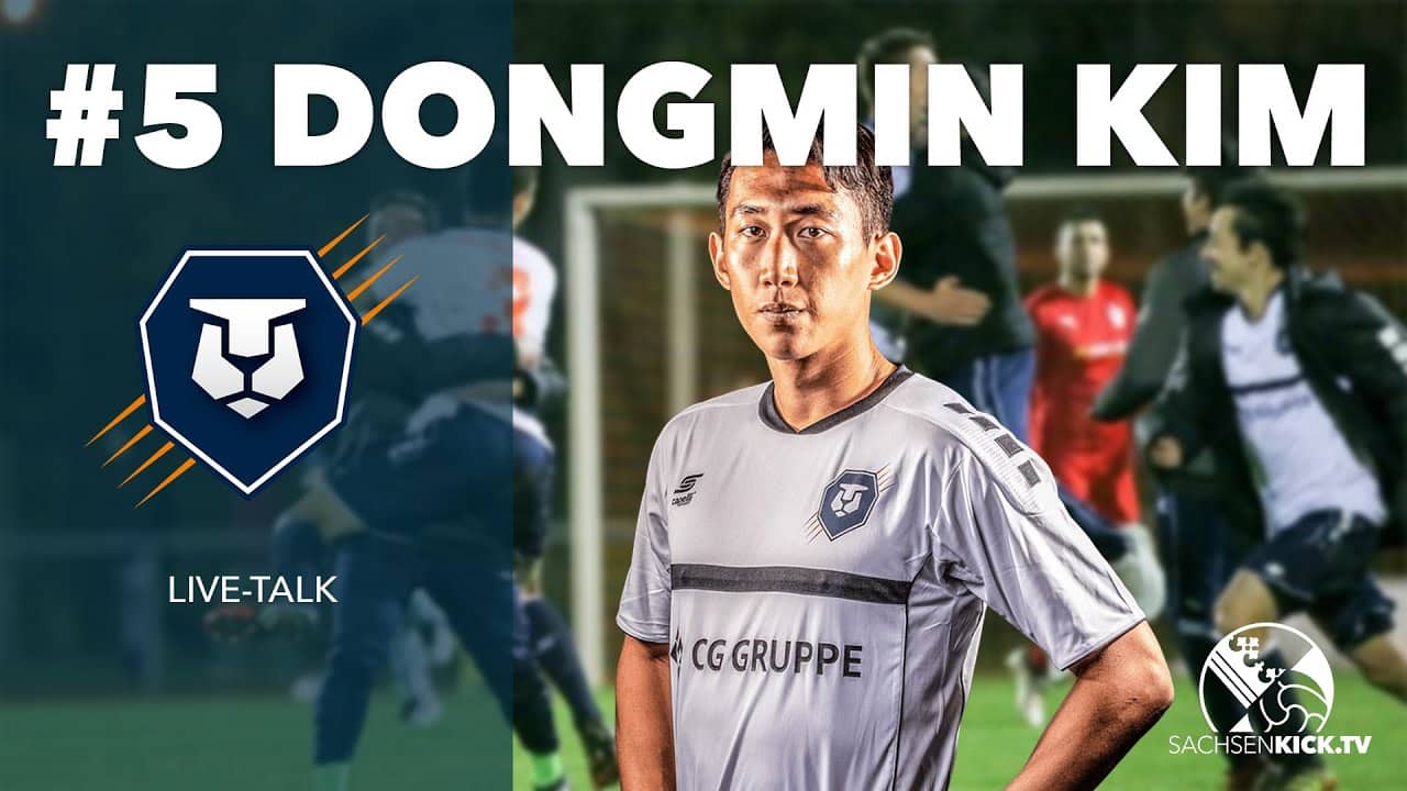 Sachsenpokaltraum, Sprachbarriere & Corona: International Leipzig Kapitän Dongmin Kim im Live ...